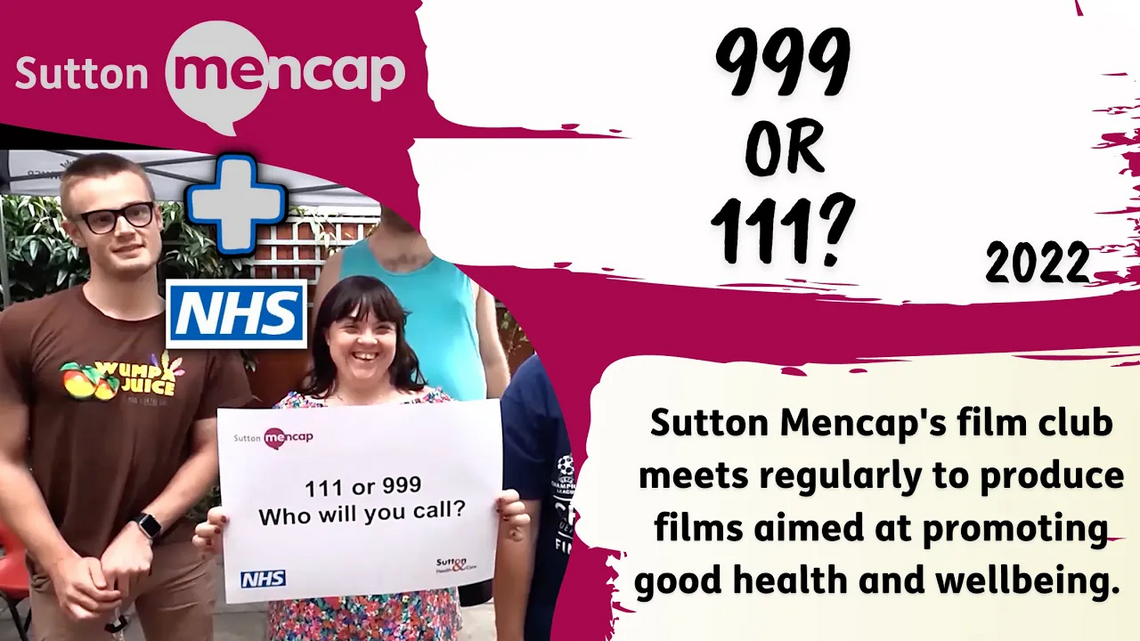 Working with the NHS - 999 or 111? - Sutton Mencap
